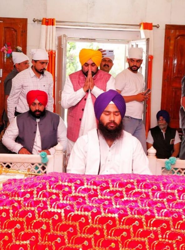 See Here: CM Mann Paid Obeisance at Gurdwara Shri Bhora Sahib in Anandpur Sahib