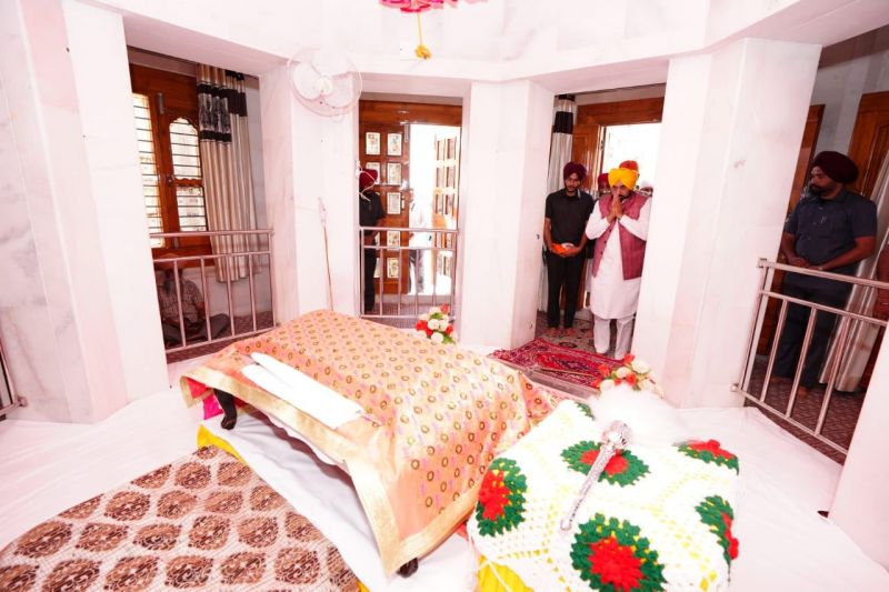 See Here: CM Mann Paid Obeisance at Gurdwara Shri Bhora Sahib in Anandpur Sahib