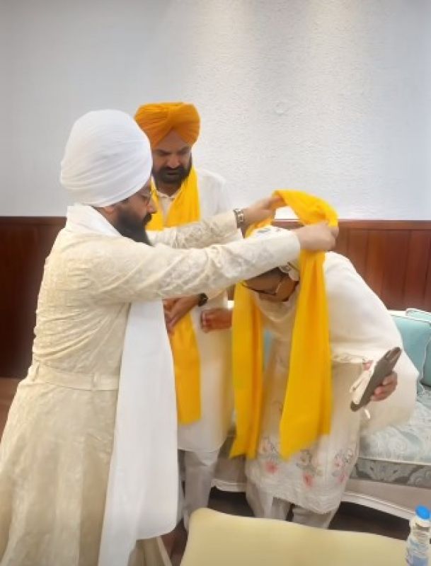 IN PICS: Sidhu Moose Wala's Parents Meet Ranjit Singh Dhadrianwale